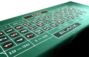 American Roulette Felt Layout